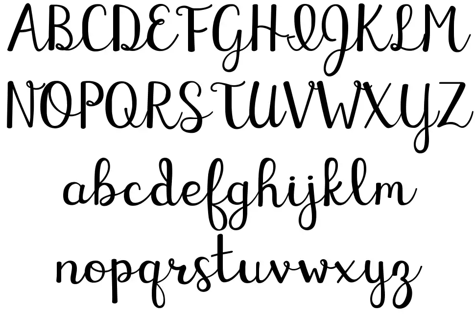 KG Eliza Schuyler Script font by Kimberly Geswein | FontRiver