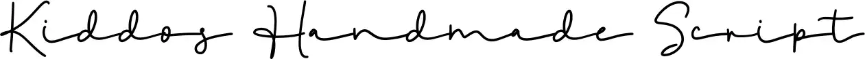 Kiddos Handmade Script font by Bearytype | FontRiver