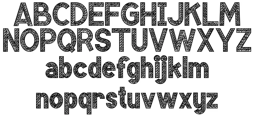 Kinder School Sketch font by Noah Type | FontRiver
