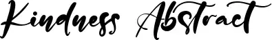 Kindness Abstract font by Kong Font | FontRiver