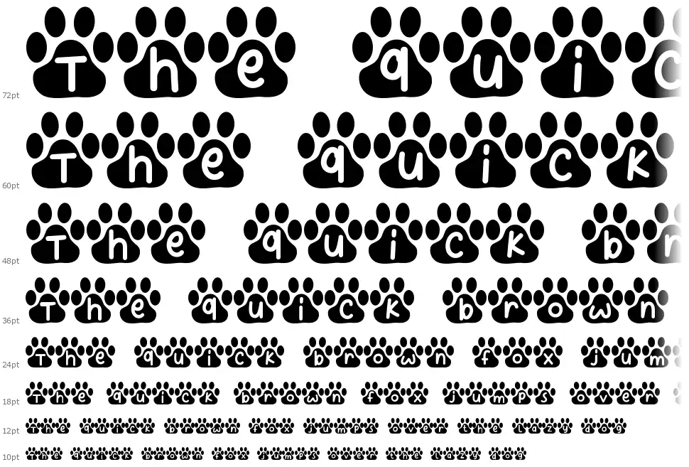 Kitty Paw font by Calligraphy Fonts | FontRiver