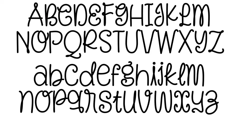 Fuente Knotty Pine diseñada por Niskala Huruf