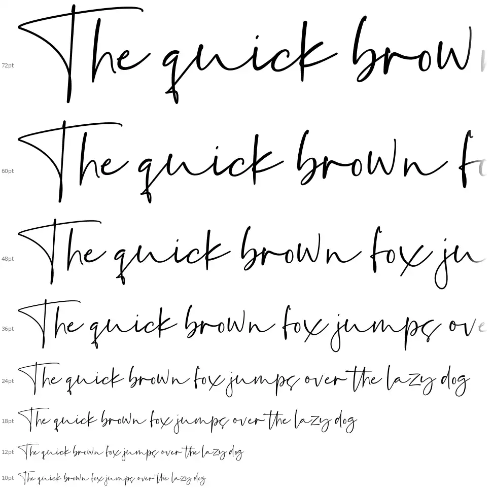 La Paloma font by Fikry Alif | FontRiver