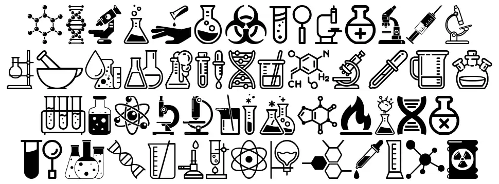 Laboratory font by Woodcutter | FontRiver