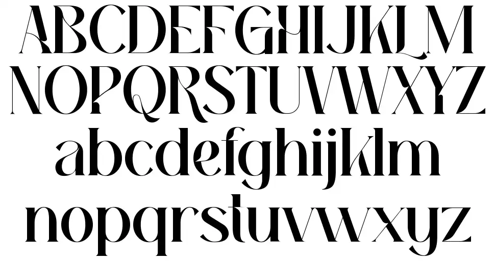 Laluna font by Tokopress | FontRiver
