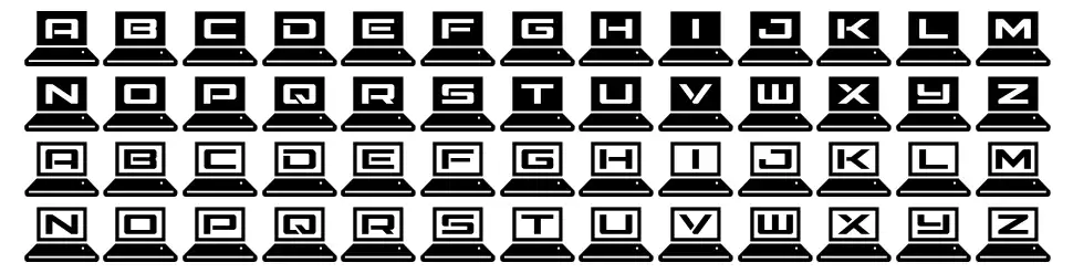 Lap Top font by Iconian Fonts | FontRiver