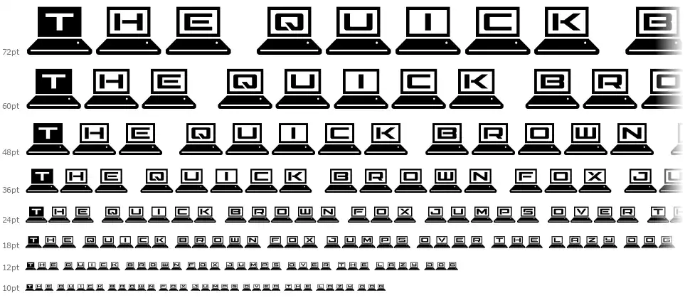Lap Top font by Iconian Fonts | FontRiver