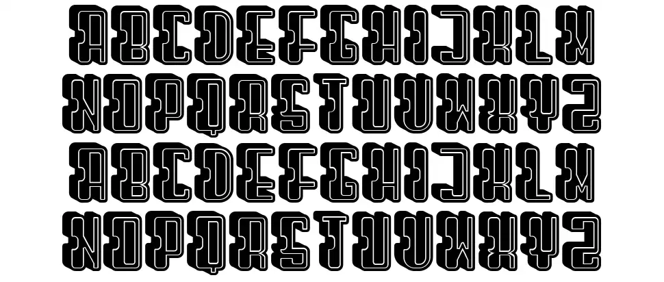 Laptop font by Vladimir Nikolic | FontRiver