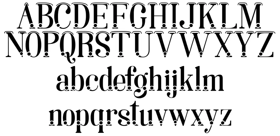 Lara dot Serif Soria font by Yeeatrs | FontRiver