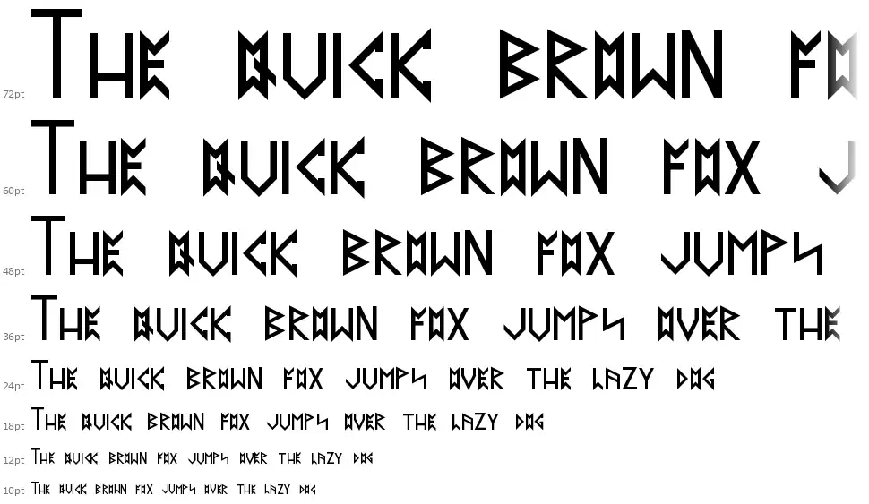 Latin Runes font by Kiedra | FontRiver