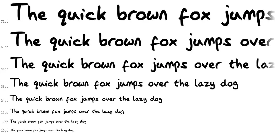 Lazy Dog font by Paul Neave | FontRiver