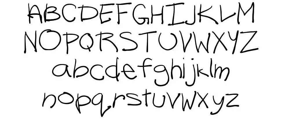 Lazy Riza font by Riza | FontRiver