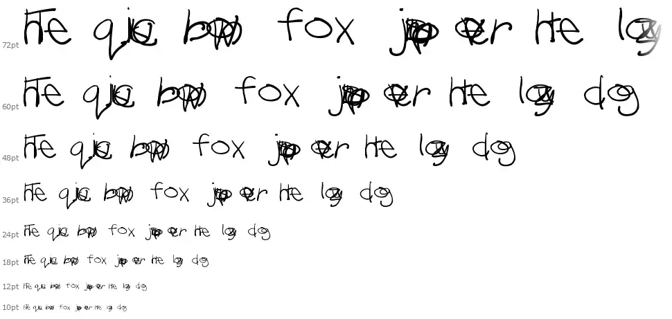 Lazy Riza font by Riza | FontRiver