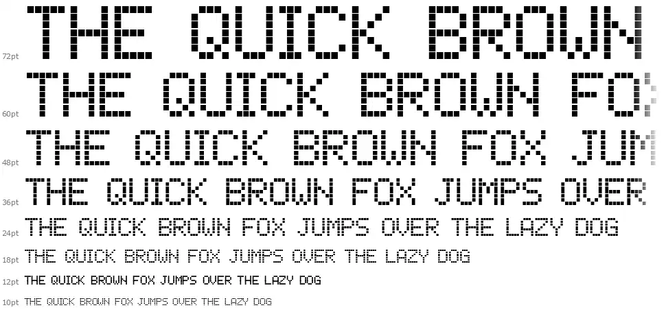 LCD Phone font by Grafito Design | FontRiver