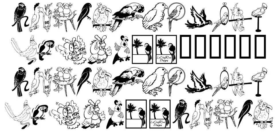 LCR Parrot Talk font by LeChefRenÃ© | FontRiver