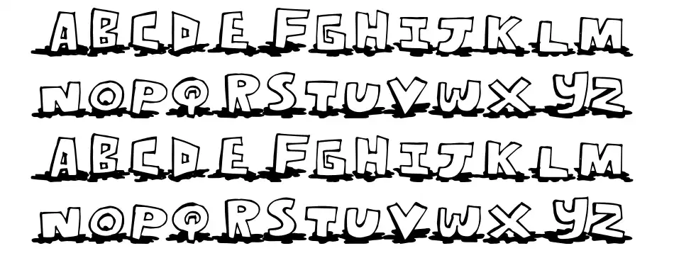 Leaking Type font by Xerographer Fonts | FontRiver
