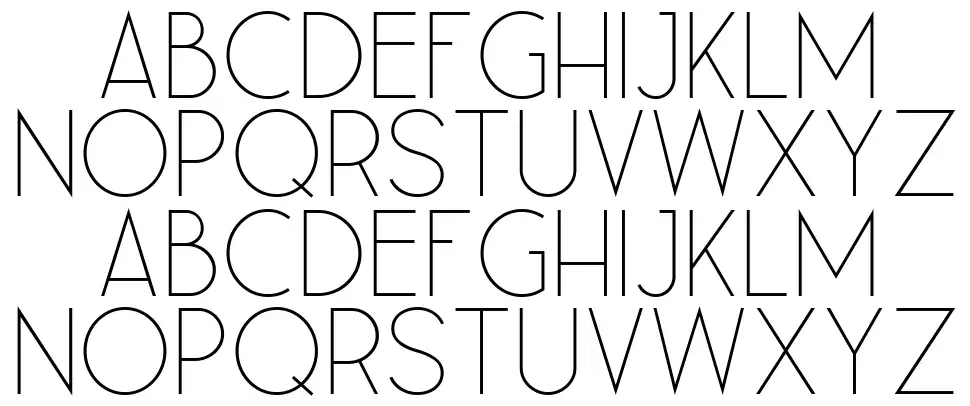 Leaner font by Ilyas Yunusov | FontRiver