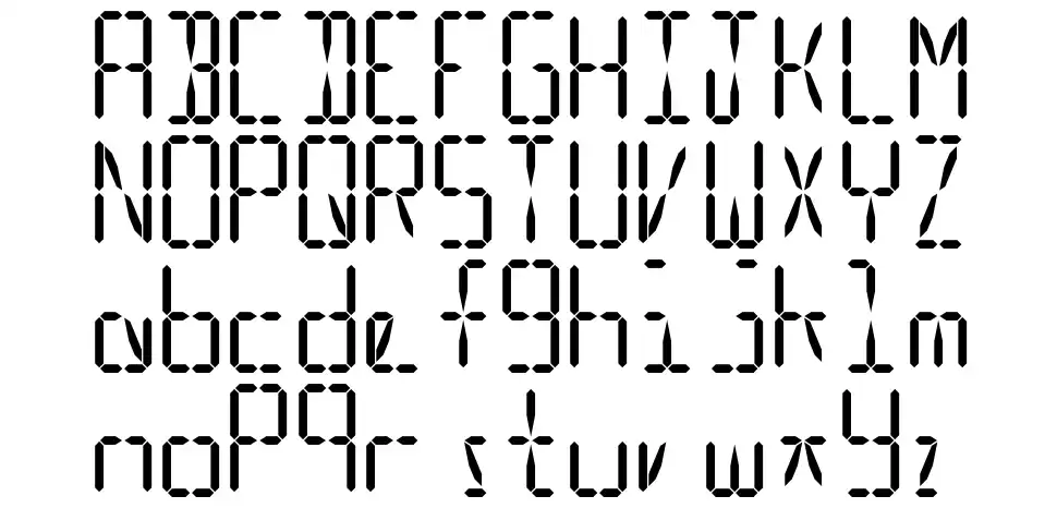 LED Simulator font by Colonel Sanders | FontRiver