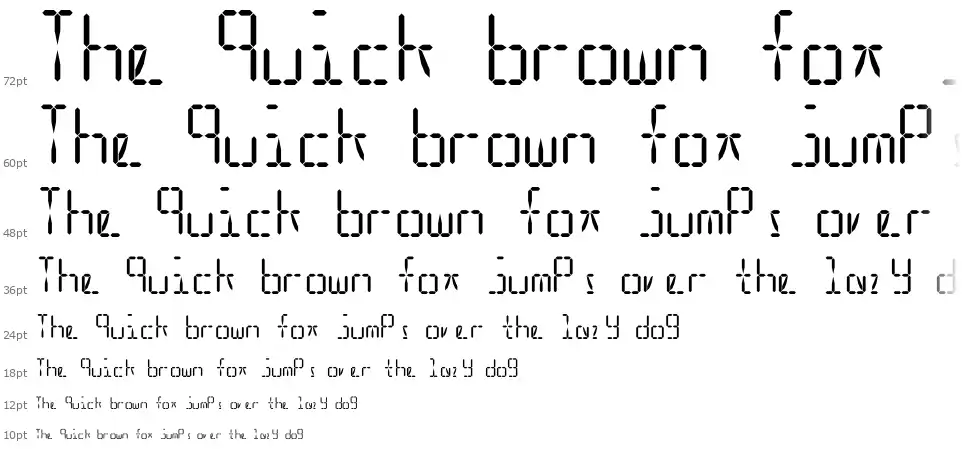LED Simulator font by Colonel Sanders | FontRiver