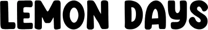 Lemon Days font by Khurasan | FontRiver