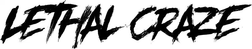 Lethal Craze font by The Branded Quotes | FontRiver