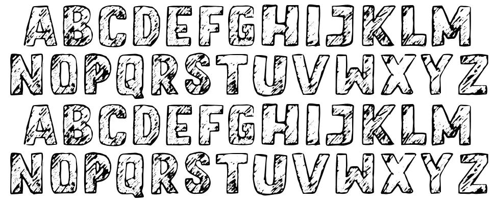 Letter Sketch font by Motokiwo | FontRiver