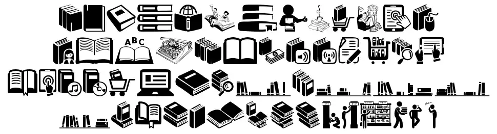 Library font by Woodcutter | FontRiver