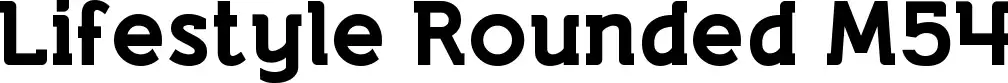 Lifestyle Rounded M54 font by justme54s | FontRiver Lifestyle Rounded M54 font by justme54s | FontRiver