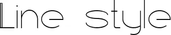 Line style font by | FontRiver