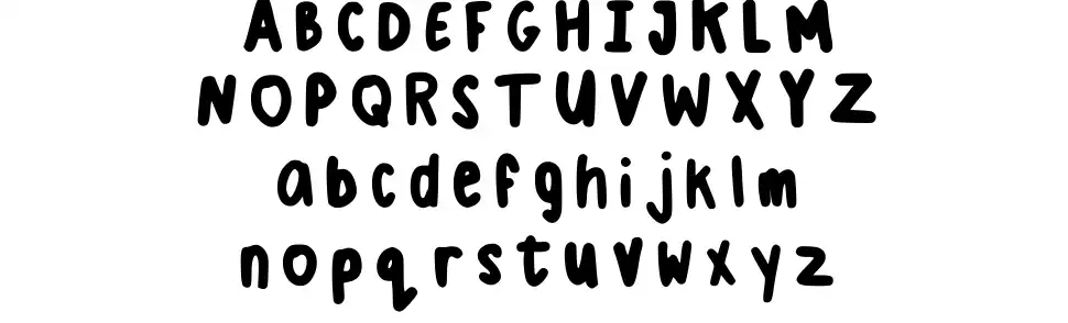 Little Big Alphabet font by Priscilla | FontRiver