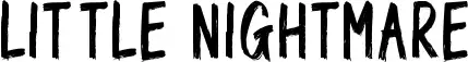 Little Nightmare font by Graphix Line Studio - FontRiver