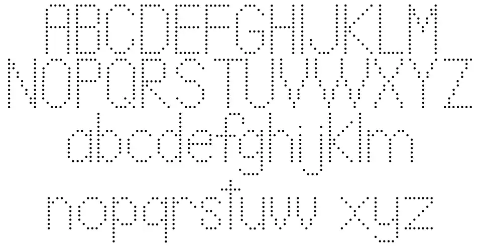 LL Dot Font By Prof Markus Schr ppel FontRiver