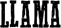 Llama font by junkohanhero | FontRiver