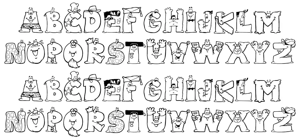 LMS Letterbat Friends font by London Letters | FontRiver