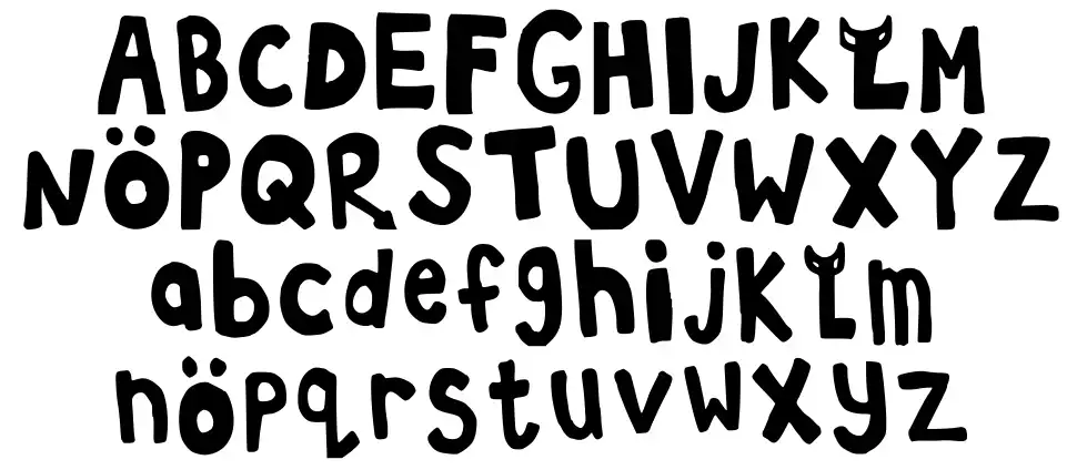 Loded Diper font by Lois | FontRiver