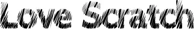 Love Scratch font by Xerographer Fonts | FontRiver