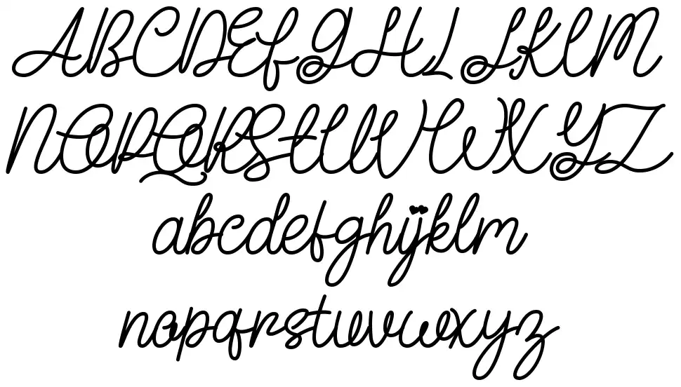 Love String font by Attype Studio | FontRiver