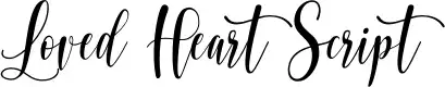 Loved Heart Script font by Qaratype | FontRiver