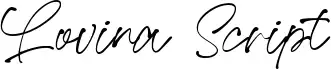 Lovina Script font by aminmario | FontRiver