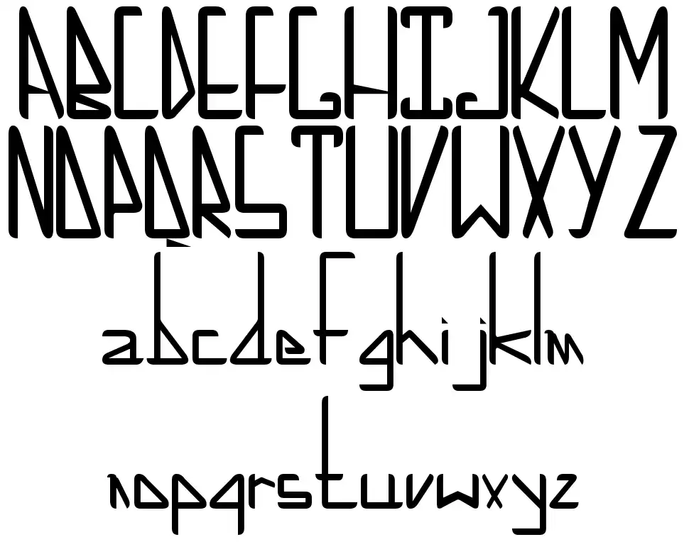 Low X-Line font by Madiha Munir | FontRiver