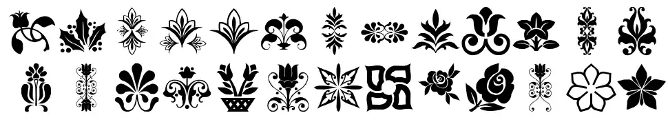 LP Flowers 2 font by ShadowyMist | FontRiver