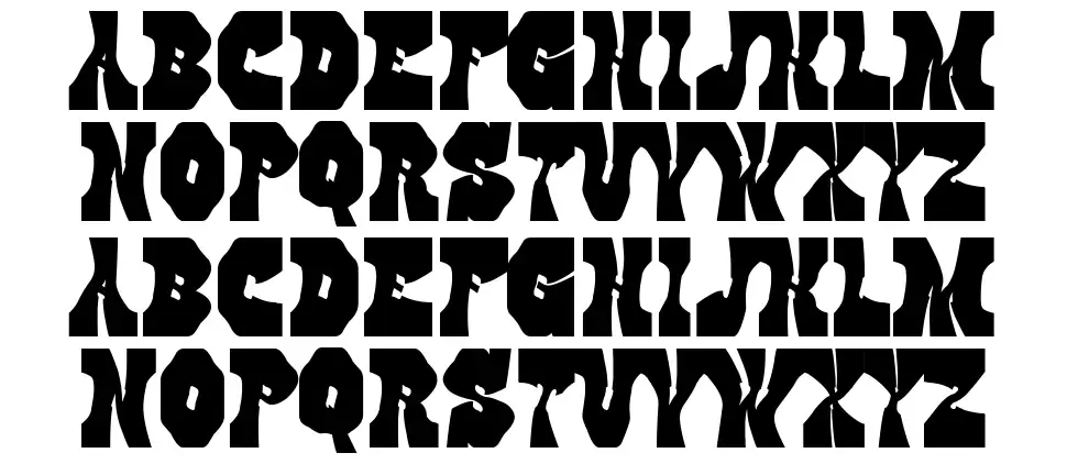 LSD Glitch font by Woodcutter | FontRiver