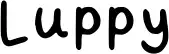 Luppy font by Itz Luppy | FontRiver