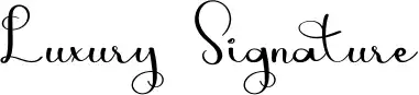 Luxury Signature font by Erik Studio - FontRiver