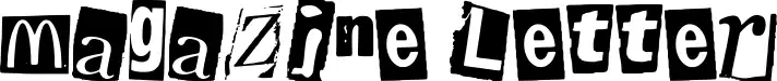 Magazine Letter font by brentuserr | FontRiver