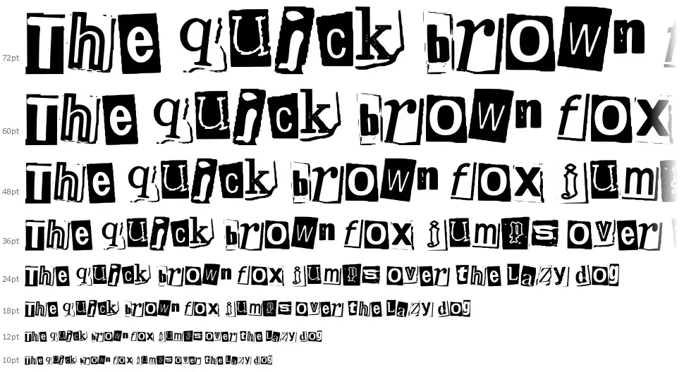 Magazine Letter font by brentuserr | FontRiver