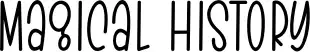 Magical History font by Supersemar Letter | FontRiver
