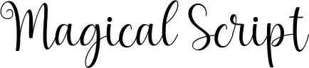 Magical Script font by zulkhairilettering | FontRiver