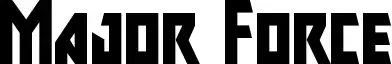 Major Force font by Iconian Fonts | FontRiver