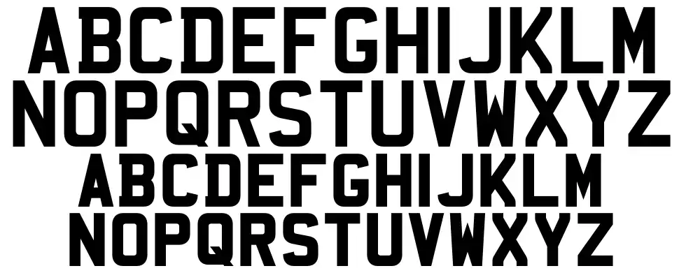 Mandatory font by K-Type | FontRiver
